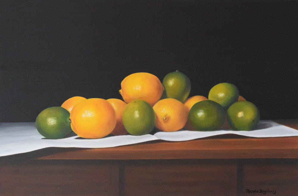 Marsha Strycharz - Lemons and Limes – AGH Art Sales + Services