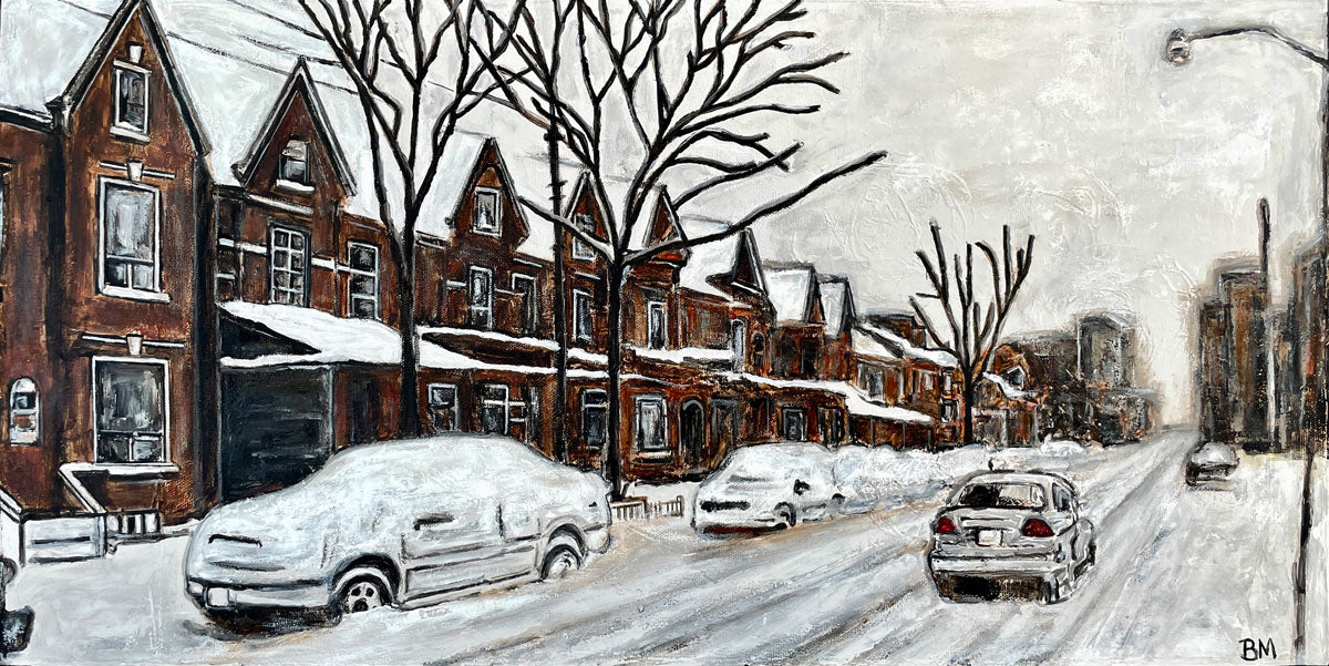 Bridget Melody - City Snow – AGH Art Sales + Services